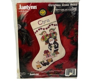 Janlynn Christmas Snowman Danglers Counted Cross Stitch Kit Etsy