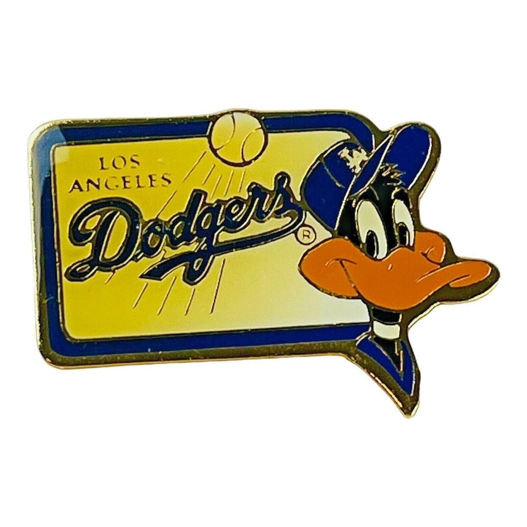 Vintage Los Angeles Dodgers Daffy Duck Lapel Hat Pin 1993 Baseball Fan ...