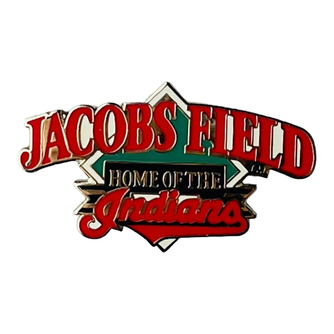 Vintage Jacobs Field Home Lapel Hat Pin Cleveland Guardians Baseball ...