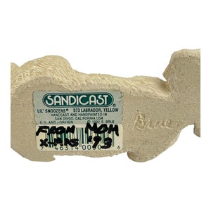 Sandicast Yellow Labrador Lab Puppy Dog Figurine Sandra Brue 1992 Lil ...