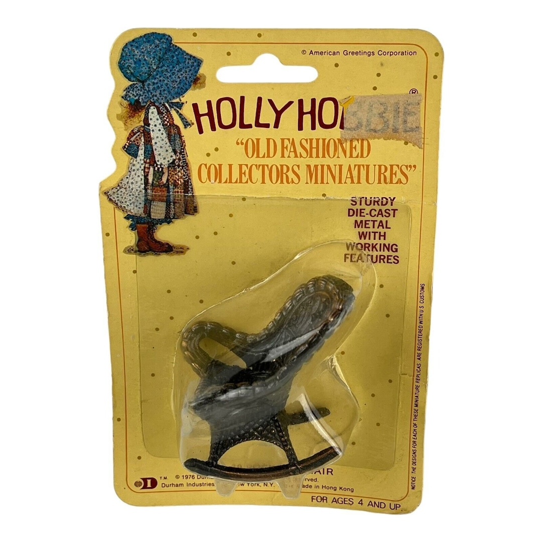 Holly Hobbie Miniature Rocking Chair Die Cast Metal Durham Industries ...