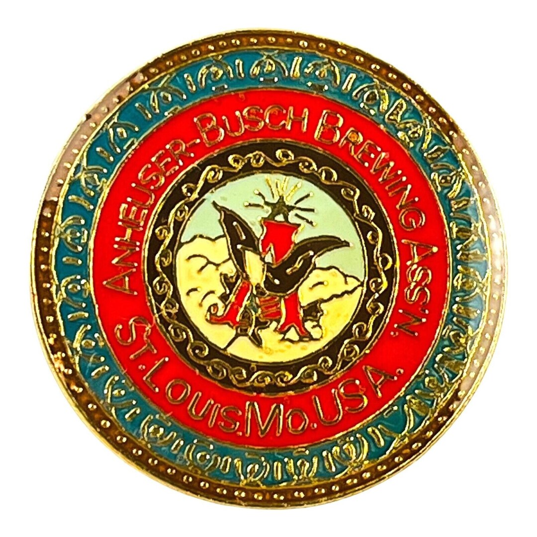 Vintage Anheuser Busch Brewing Lapel Hat Pin St. Louis Missouri ...