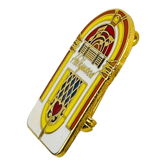 Vintage Hollywood Jukebox Lapel Pin California Travel… - Gem