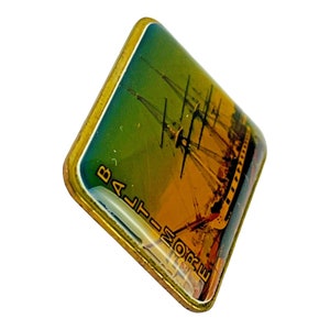 Vintage USS Constellation Ship Lapel Pin Baltimore Maryland Travel ...