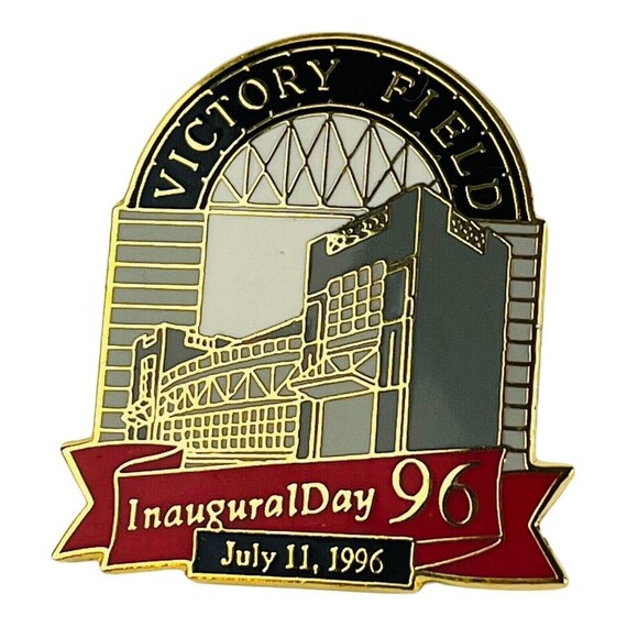 Vintage Victory Field Inaugural Day 1996 Lapel Hat Pi… - Gem