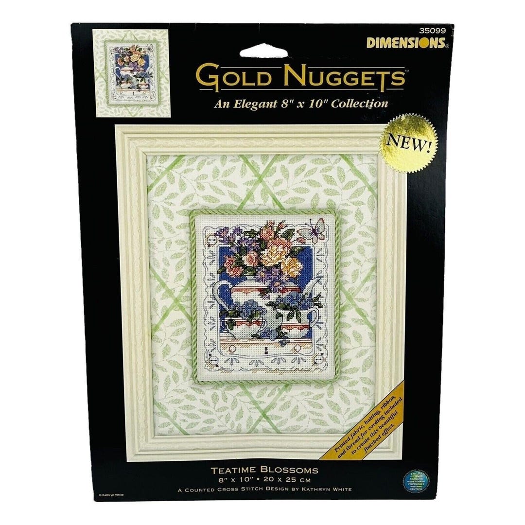 Dimensions Gold Nuggets Collection Counted Cross Stitch Kit 35099 ...