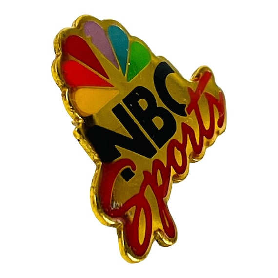 Vintage NBC Sports Lapel Pin Peacock Logo Souvenir Gi… - Gem