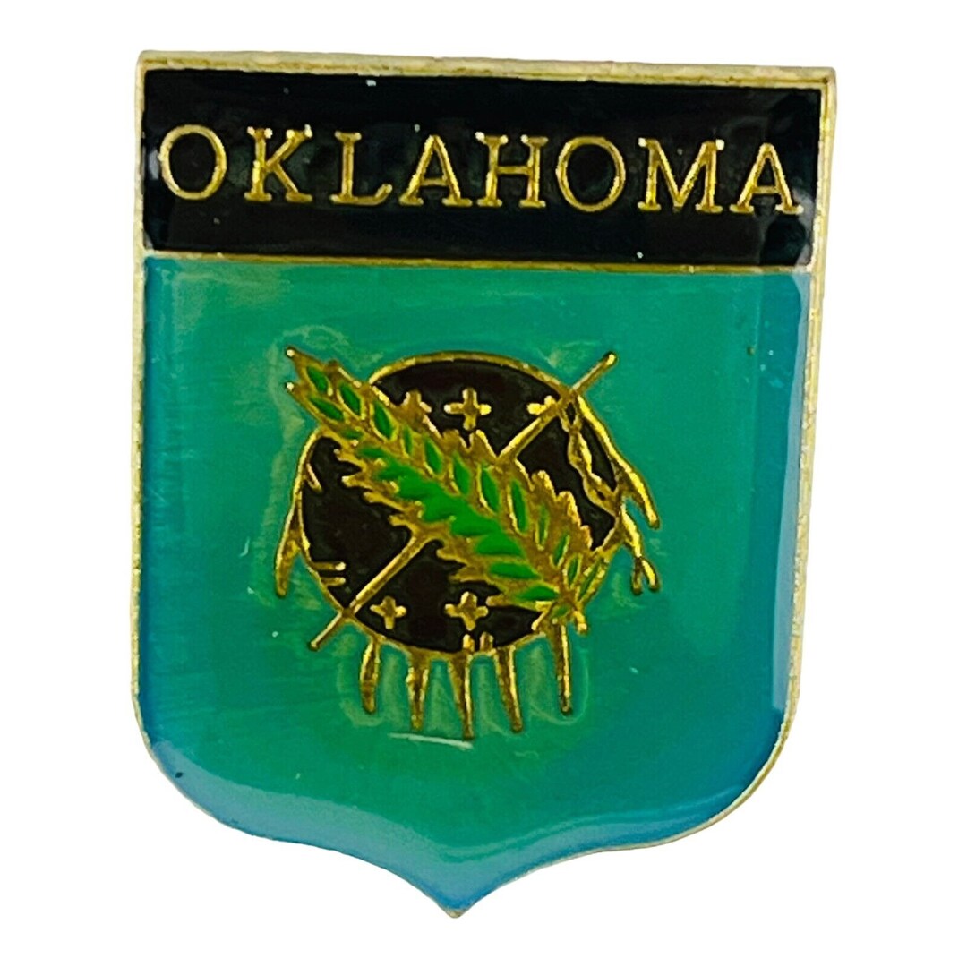 Vintage Oklahoma Lapel Hat Pin Travel Souvenir Gift - Etsy