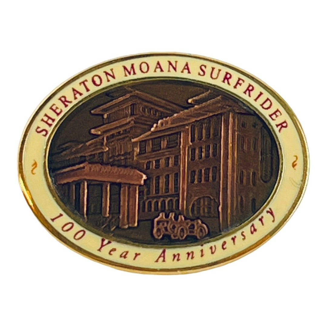 Vintage Moana Surfrider Sheraton Hotel Lapel Hat Pin Hawaii - Etsy