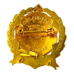 Vintage Evangelical Free Church Lapel Pin 10k Gold Plated Second Year ...