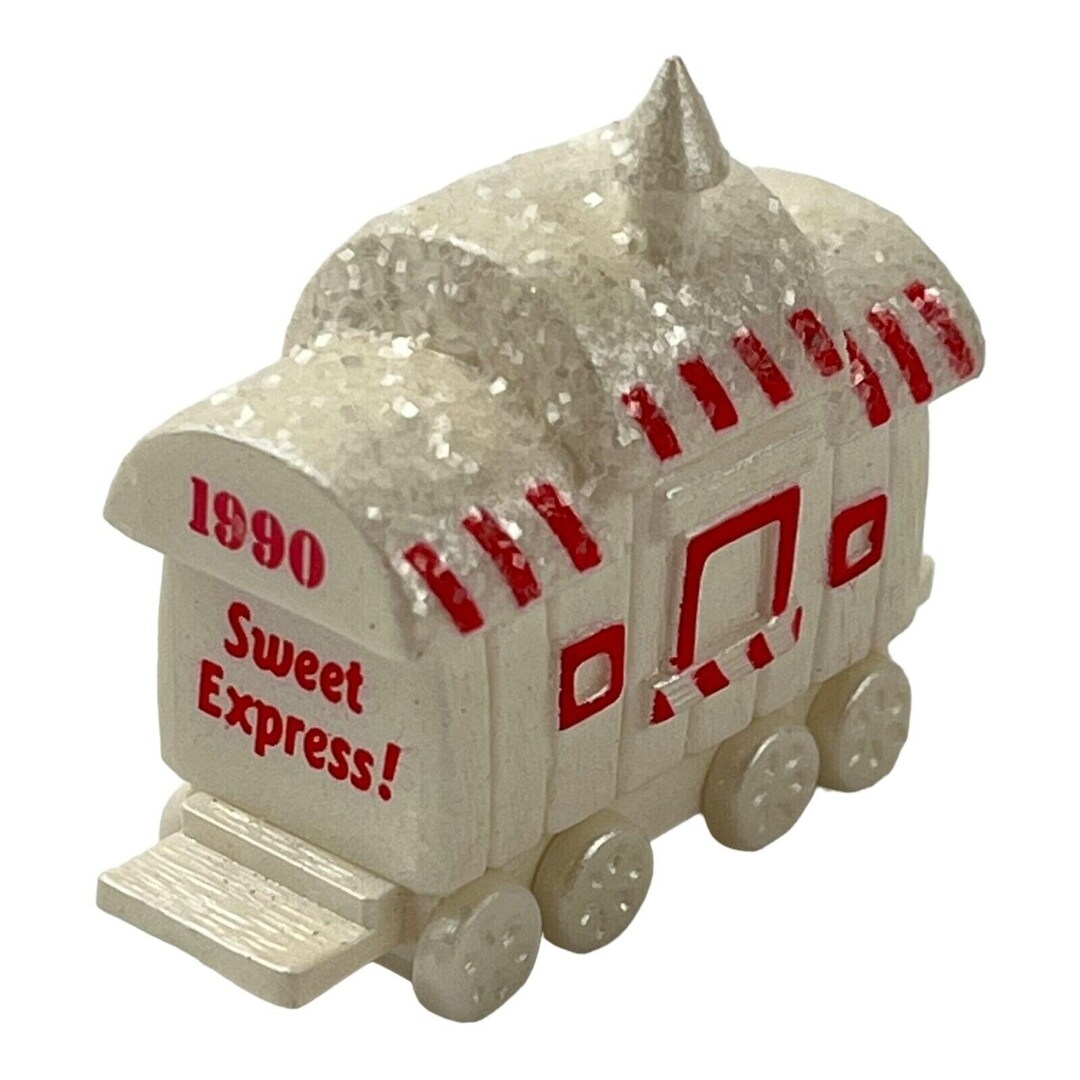 Vintage Hallmark 1990 Merry Miniature Candy Caboose Christmas Train ...