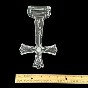 Vintage Waterford Crystal Standing Cross Figurine Sculpture 8 Inch ...