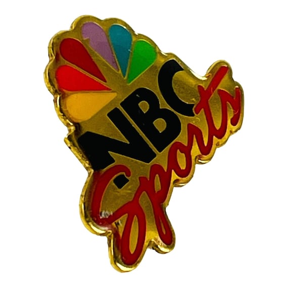 Vintage NBC Sports Lapel Pin Peacock Logo Souvenir Gi… - Gem