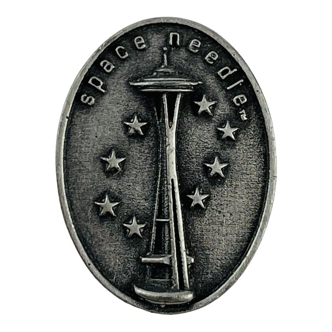 Vintage Space Needle Lapel Hat Pin Seattle Washington Travel Souvenir ...