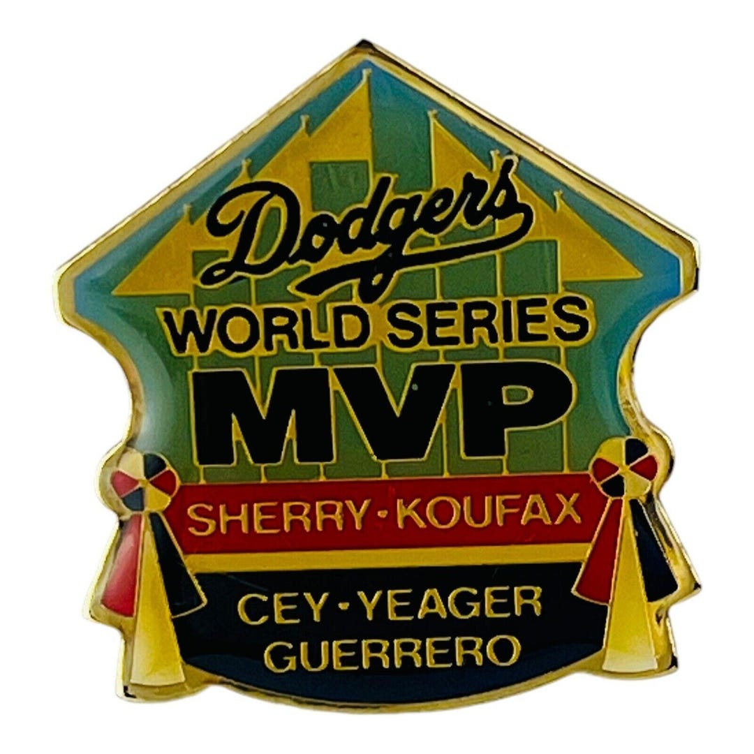 Vintage Los Angeles Dodgers World Series MVP Lapel Hat Pin MLB Baseball ...