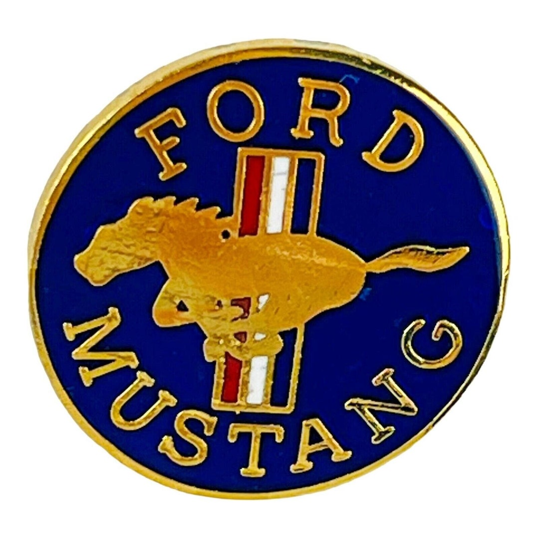 Vintage Ford Mustang Lapel Hat Pin Auto Enthusiast Car Lover Gift ...