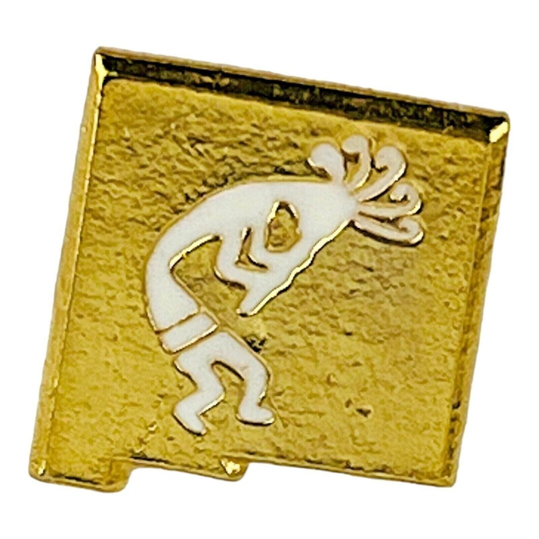 Vintage Kokopelli Native American Lapel Pin New Mexico Travel Souvenir ...