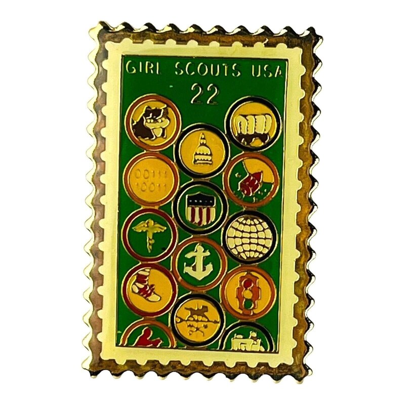 Girl Scout Stamp - Etsy