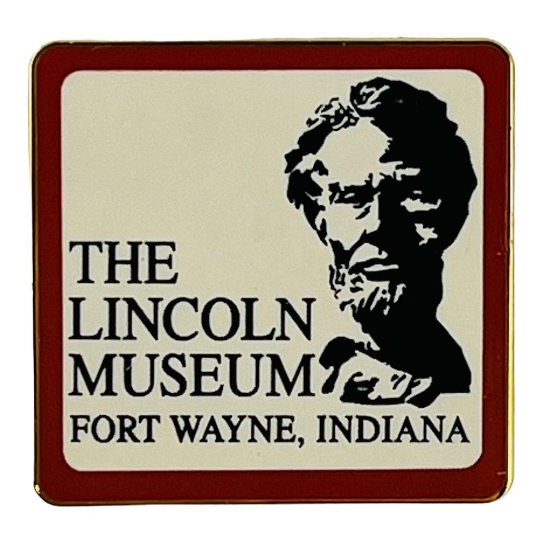Vintage President Abraham Lincoln Museum Fort Wayne Indiana Lapel Hat ...