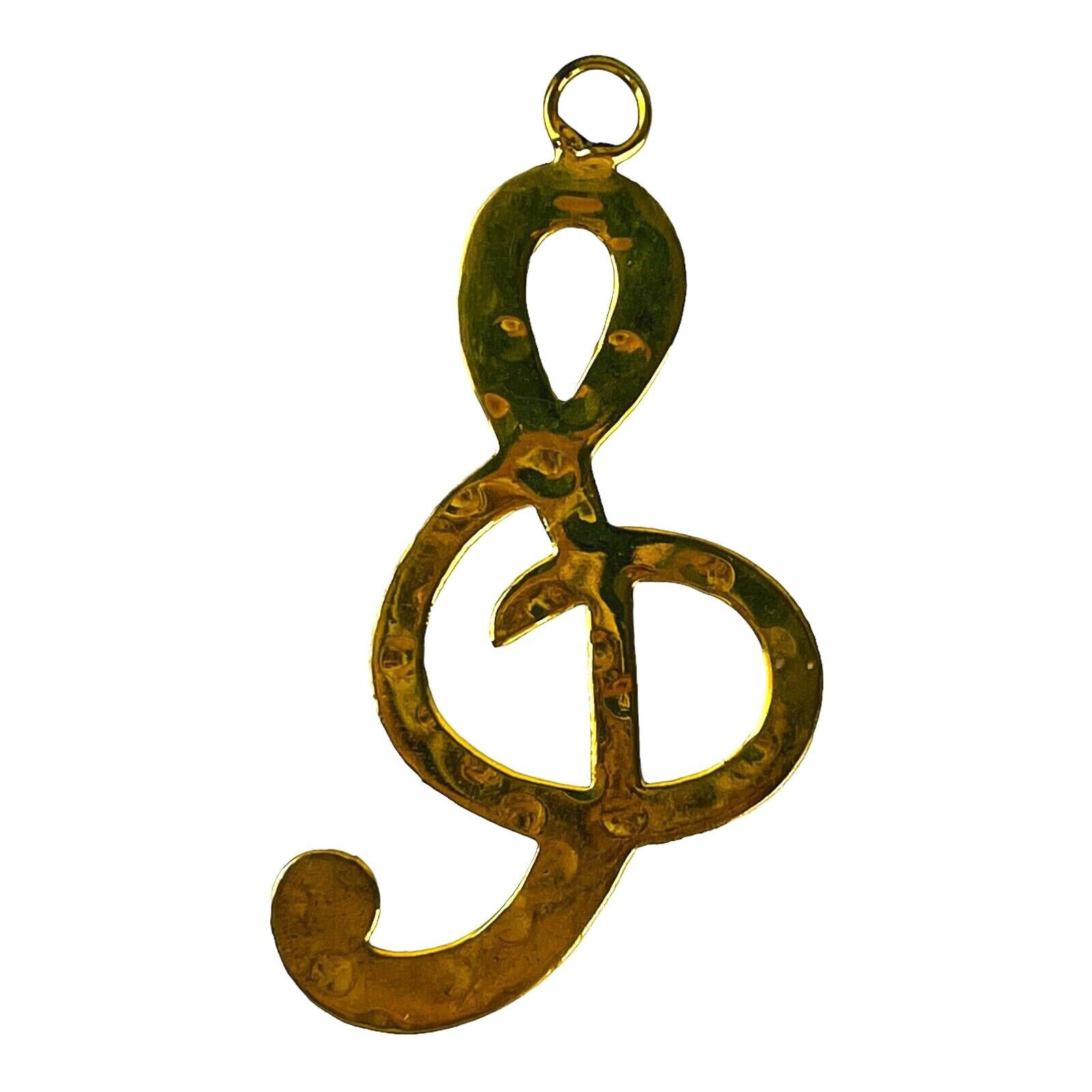 Vintage Treble Clef Solid Brass Musical Note Christmas - Etsy