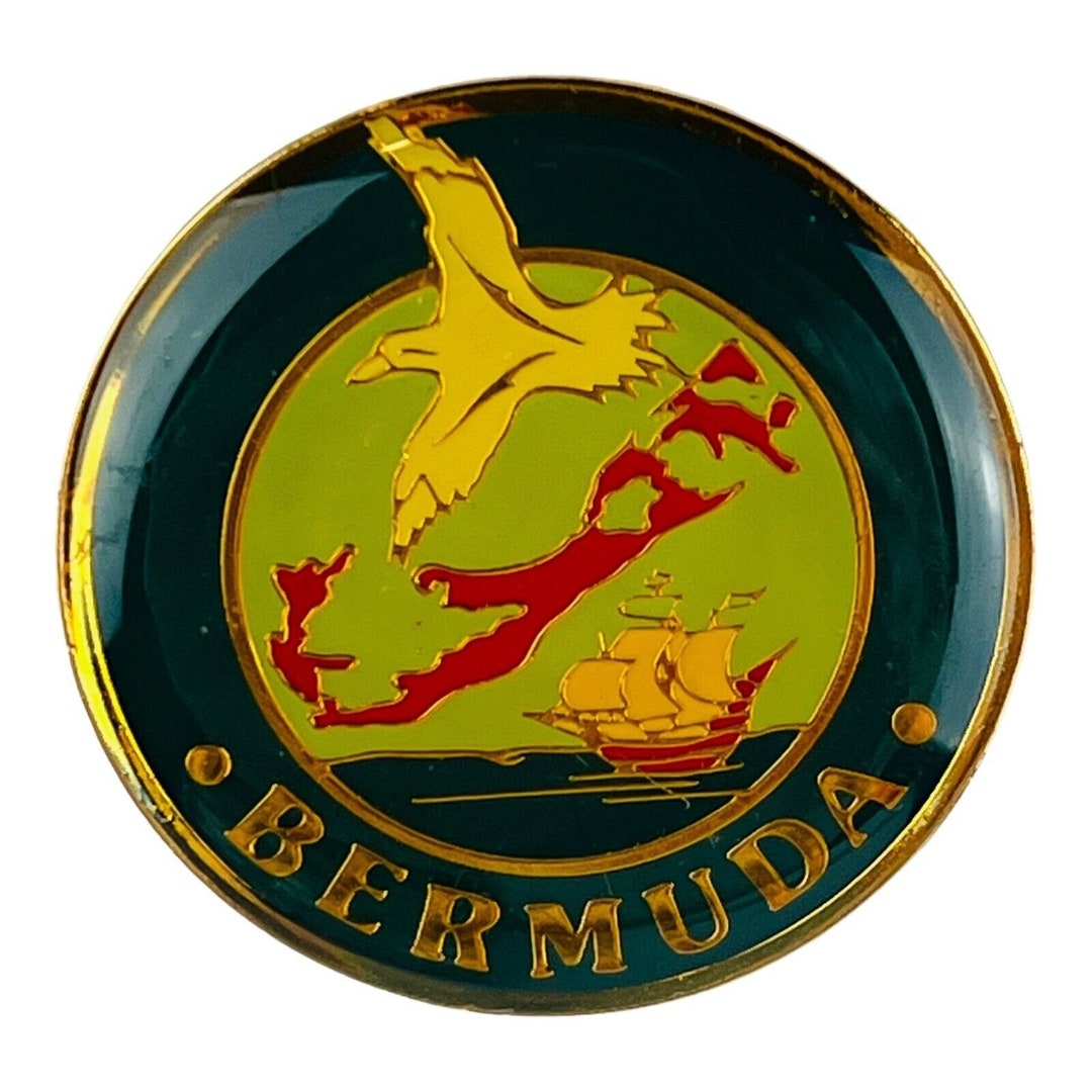 Vintage Bermuda Lapel Hat Pin Travel Souvenir Gift - Etsy