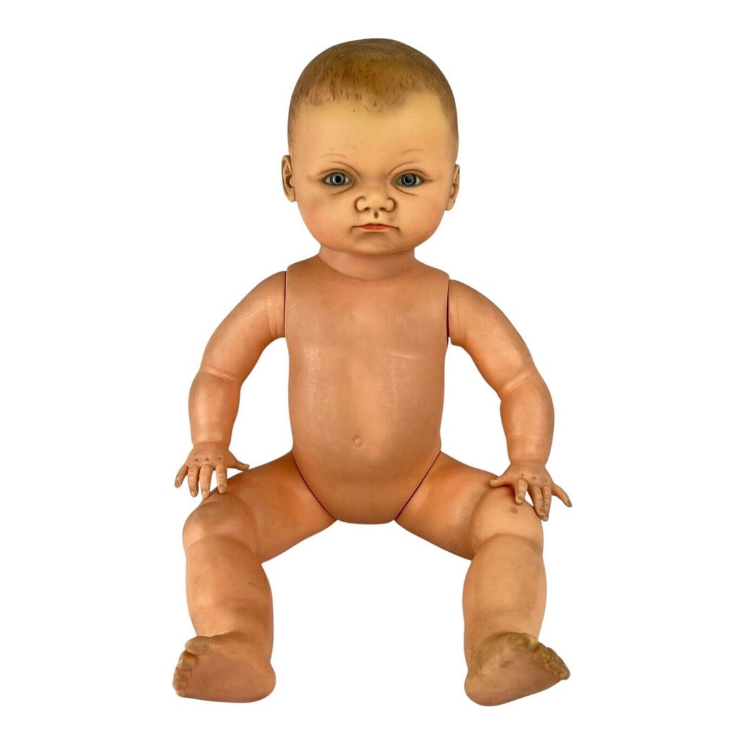 Vintage Cameo Miss Peep Baby Doll Vinyl Inset Eyes Jointed Molded Hair ...