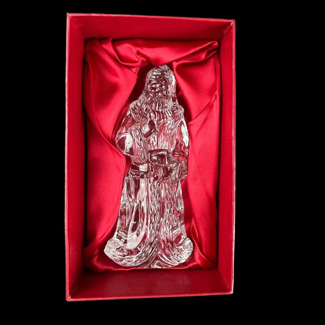 Waterford Victorian Santa Artist Signed Christmas 1994 Crystal Figurine ...