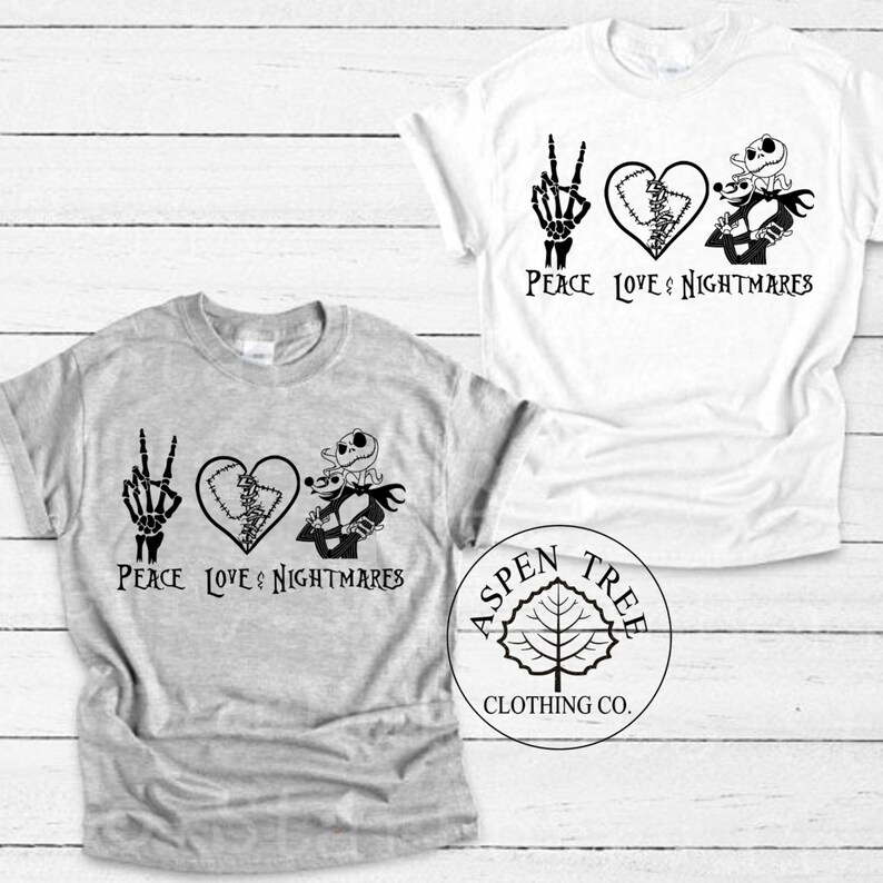 Peace Love and Nightmares - Etsy