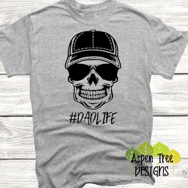Dad Skull Svg - Etsy