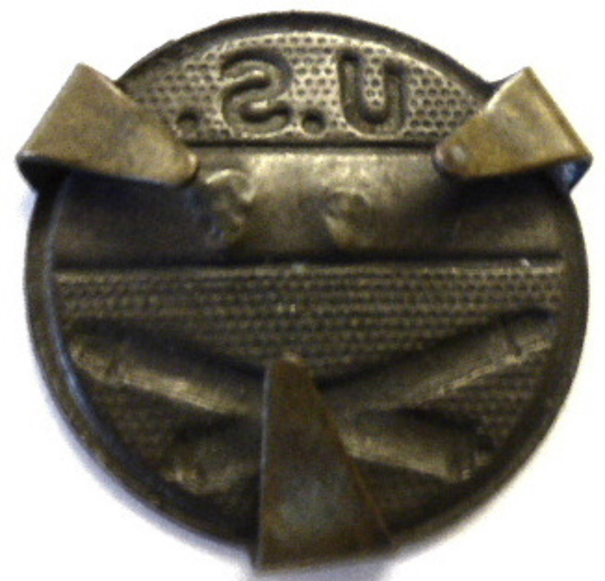 Early US Army Brass Disc Badge Stamped No 17 - Etsy
