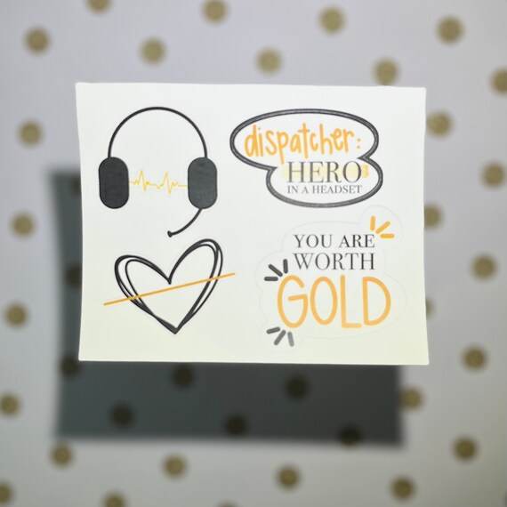 Emergency Dispatcher Appreciation Week Waterproof Matte Hand - Etsy
