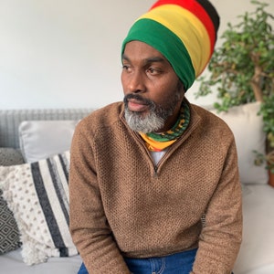 Original Rasta Colours Turban Rastaman Turban Red Yellow Green ...
