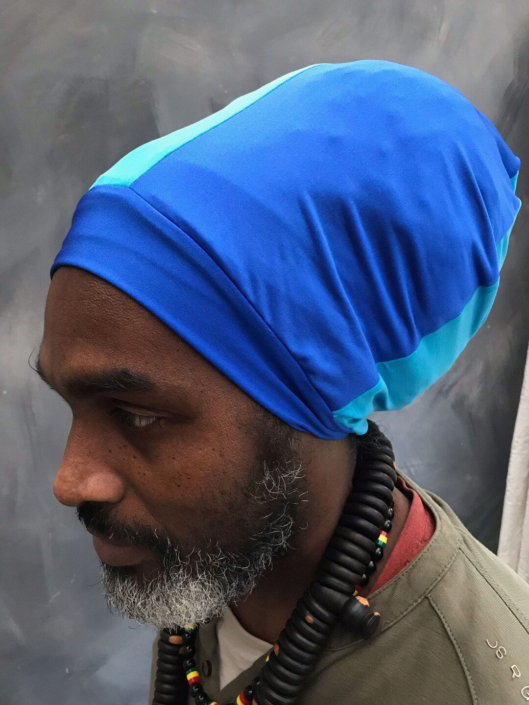 Ska 2 Tone Blues Rasta Tam Bobo Turban Nyabinghi Turban Blue Rasta Headwrap - Etsy