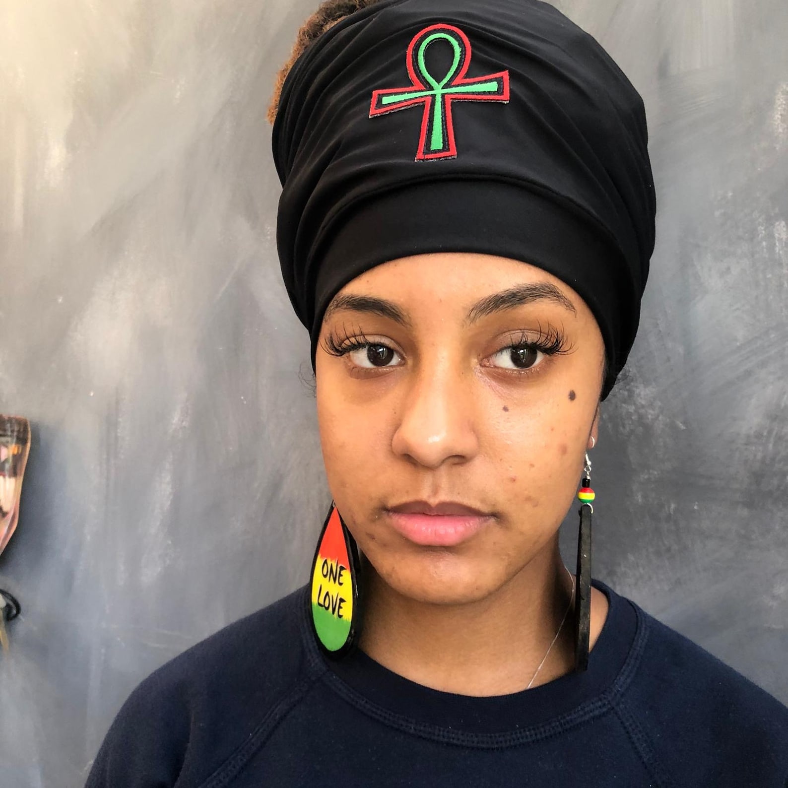 Ankh Headband Rasta Headband,locs Hugger African Headband Supportive ...