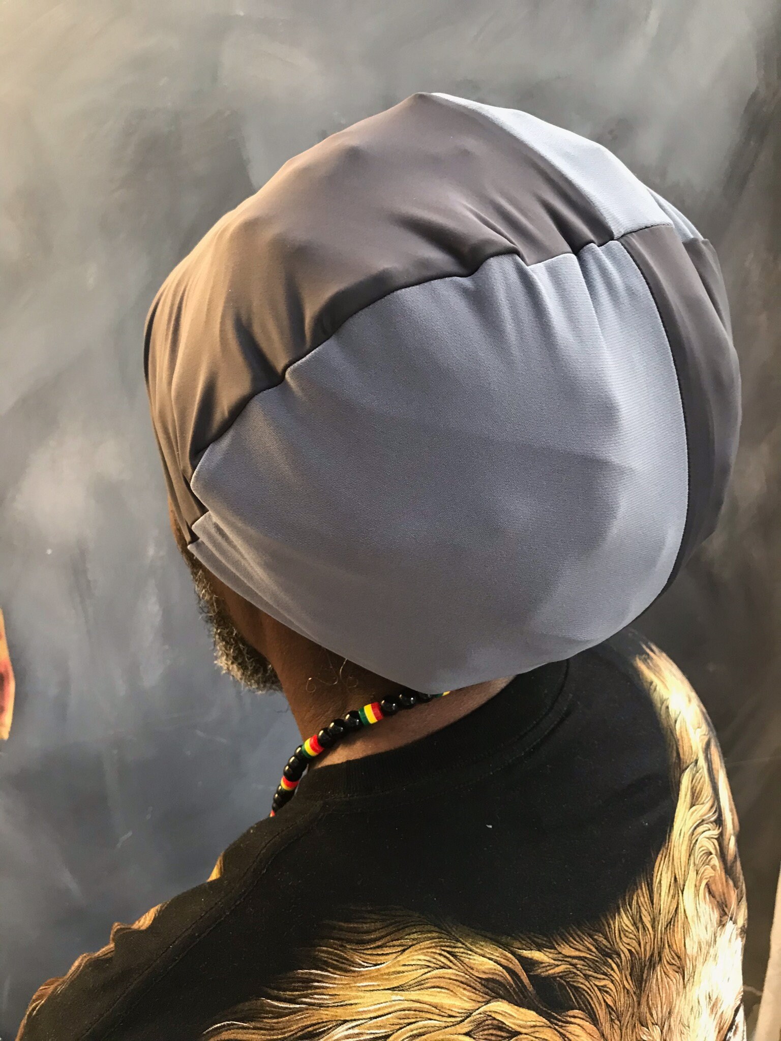 Ska 2 Tone Grey Rasta Tam Bobo Turban Nyabinghi Turban Grey - Etsy UK