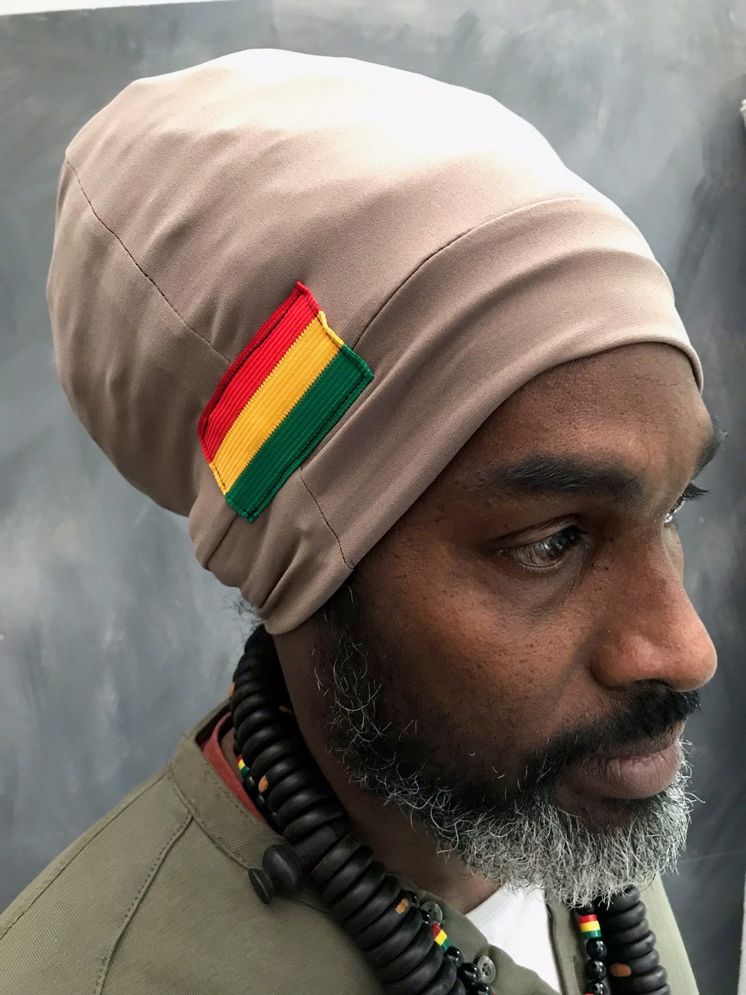 Mocha Brown Rasta Tam Bobo Turban Nyabinghi Turban Brown Rasta Headwrap ...