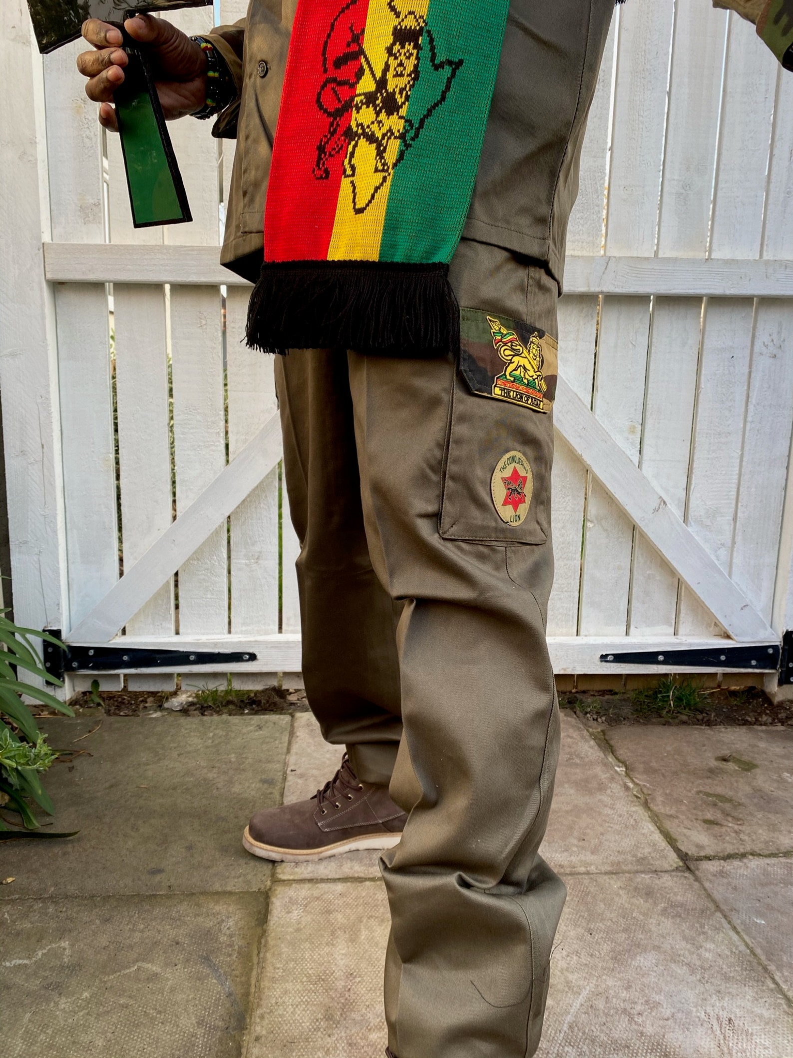 Rastaman Olive Khaki Suit Rasta Jacket and Trousers Gideon Suit Rasta ...