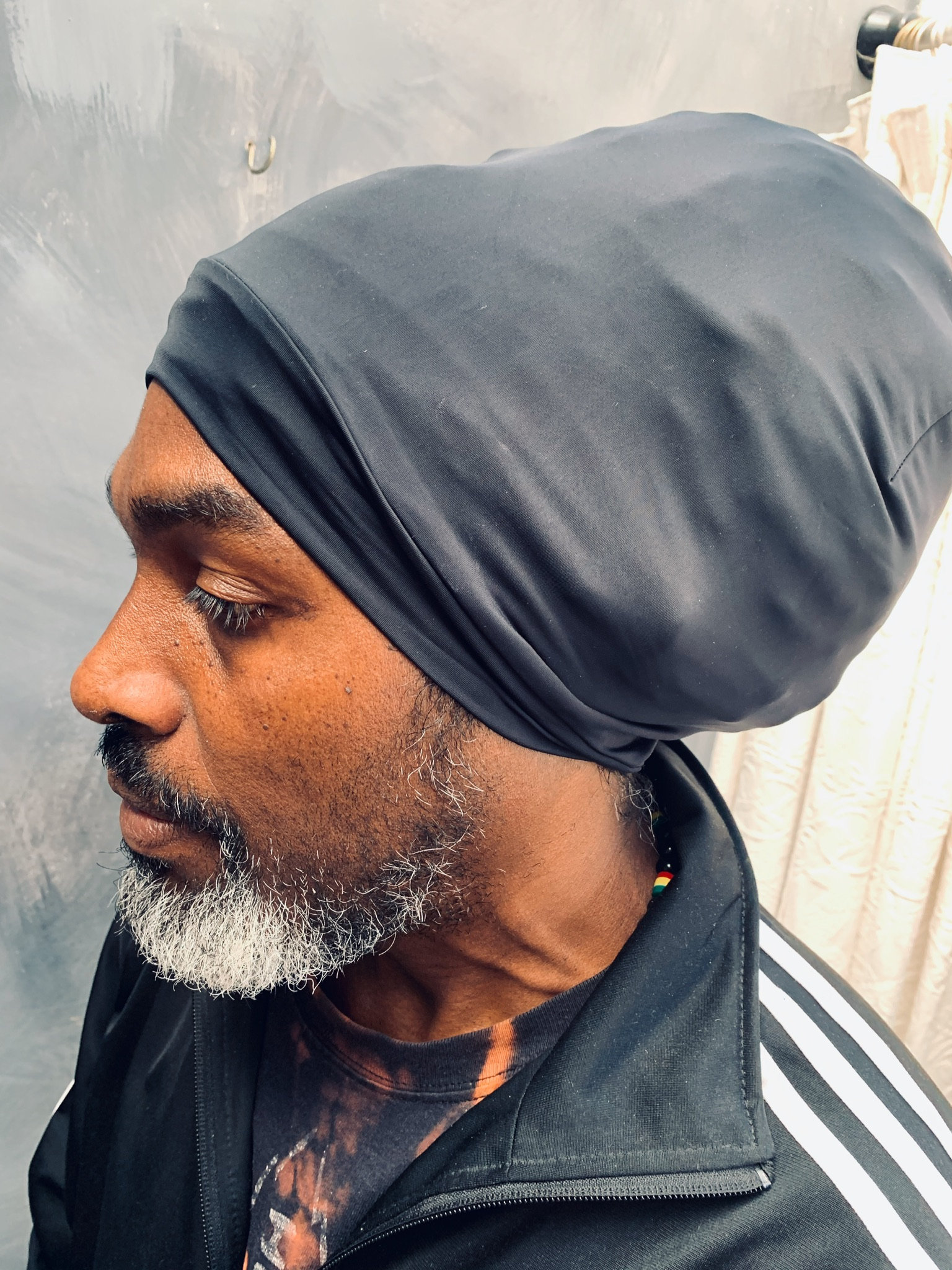 Black Rasta Hat Black Rasta Turban Rastaman Turban Nyabinghi Turban ...