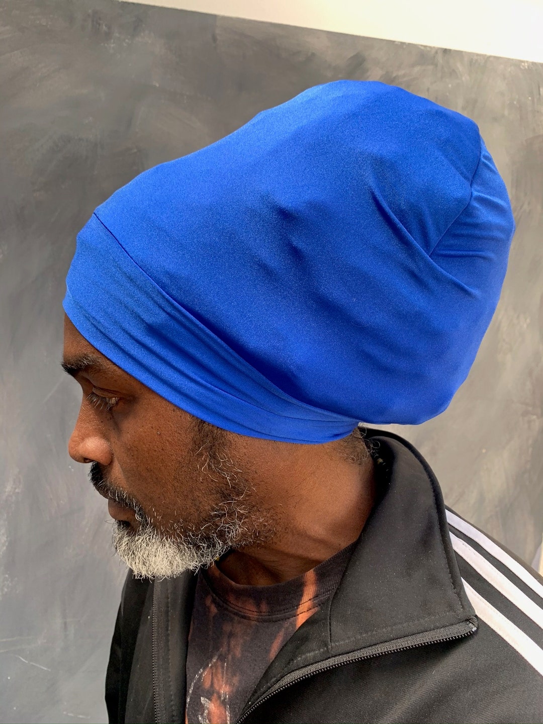 Bright Royal Blue Rasta Hat Blue Rasta Turban Rasta Man Headwrap ...