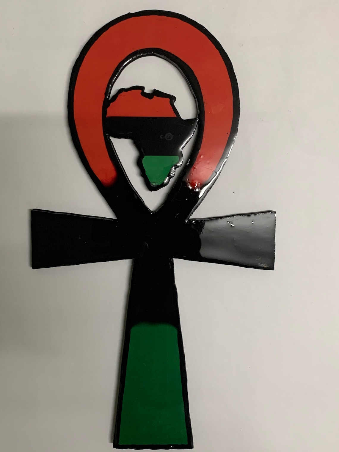 Rastafari Marcus Garvey Ankh RBG Ankh Orthodox Wooden Ankh - Etsy