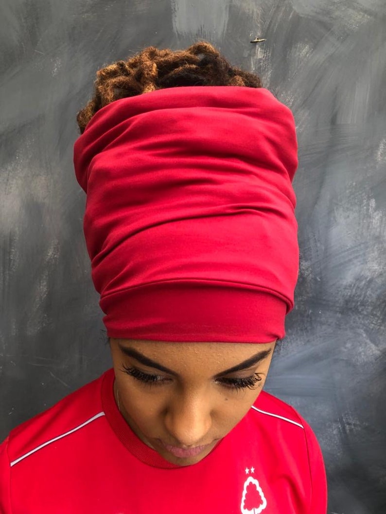 Rasta Headband Nyabinghi Dark Red Turban Rasta Turban Dreadband ...