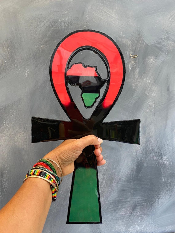 Rastafari Marcus Garvey ankh RBG ankh orthodox wooden ankh | Etsy