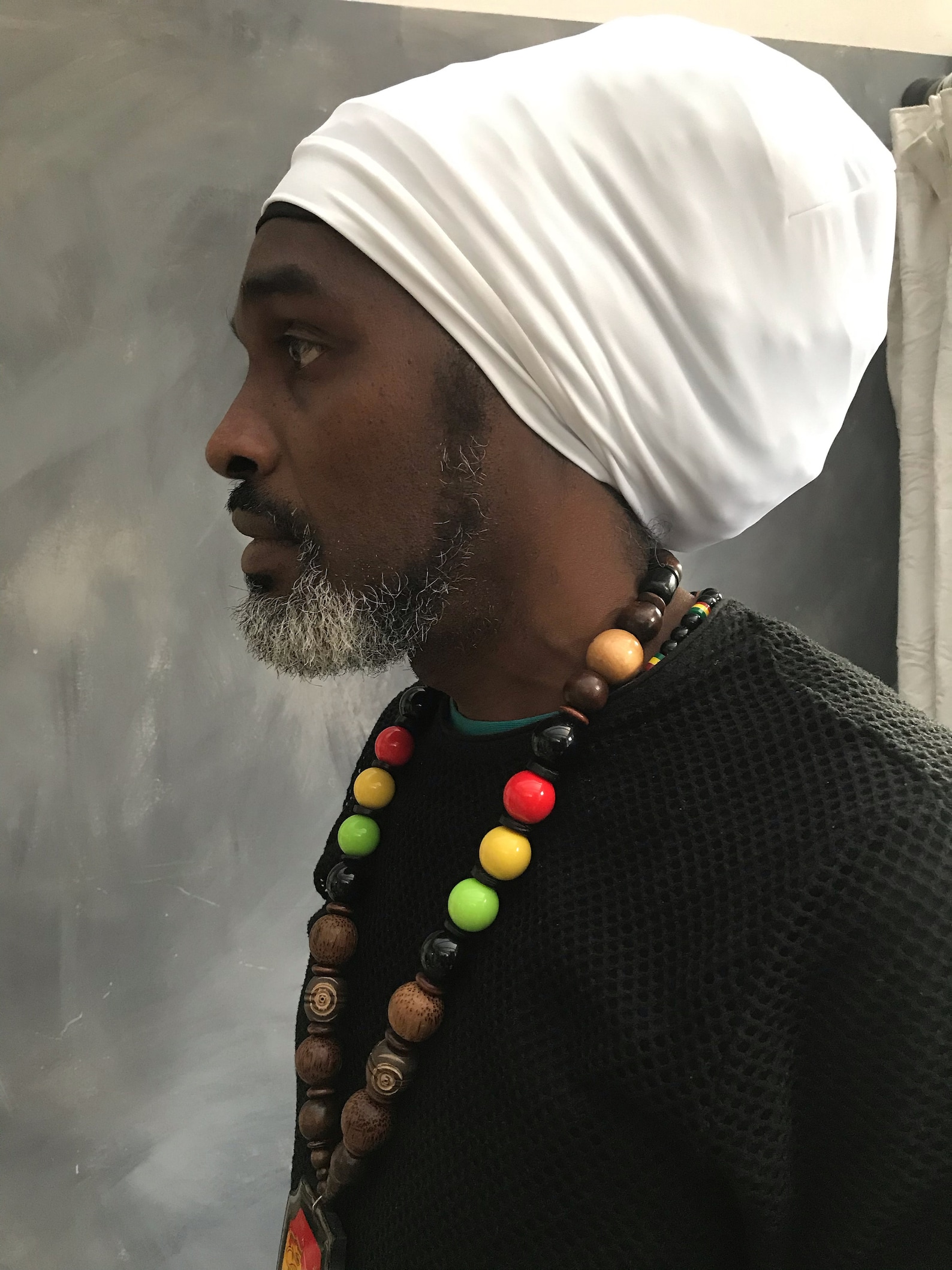 White Rasta hat Rasta turban Rasta man headwrap nyabinghi | Etsy
