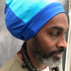 Ska 2 Tone Blues Rasta Tam Bobo Turban Nyabinghi Turban Blue Rasta Headwrap - Etsy