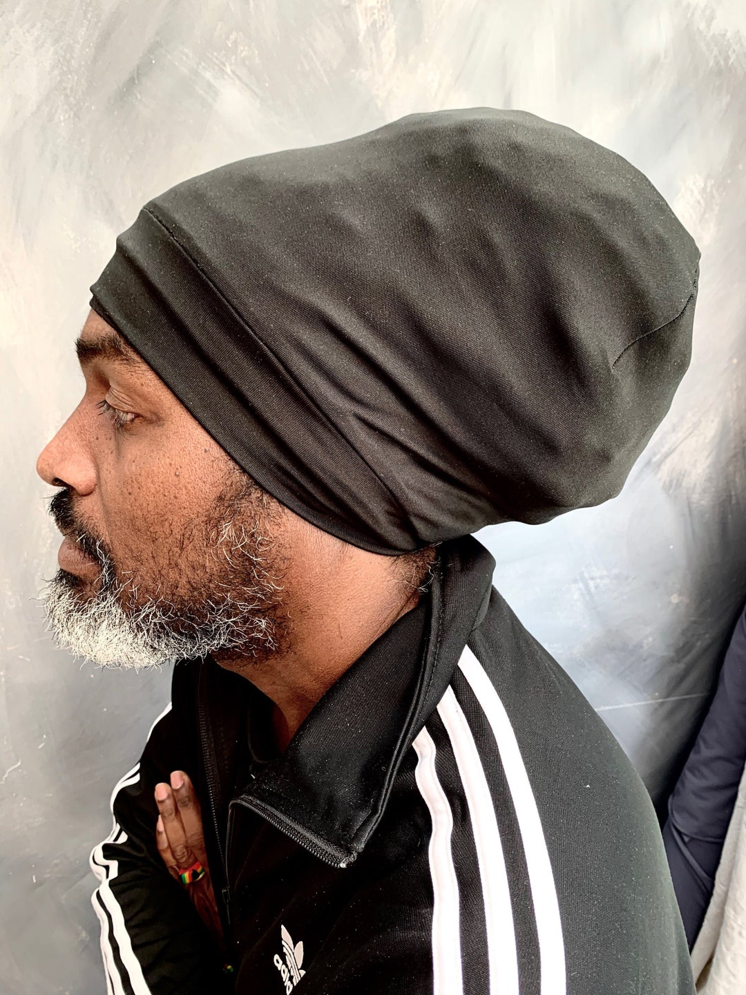 Black Rasta Hat Black Rasta Turban Rastaman Turban Nyabinghi Turban ...