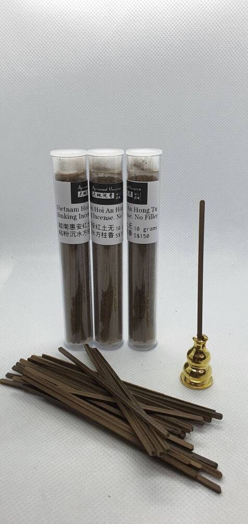 Agarwood Incense Vietnam Hoi an Red Soil 100%natural No | Etsy