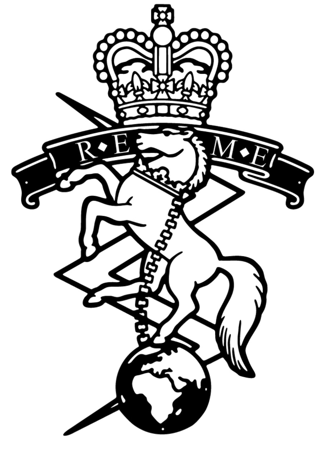 REME Cap Badge Captain - Etsy Australia