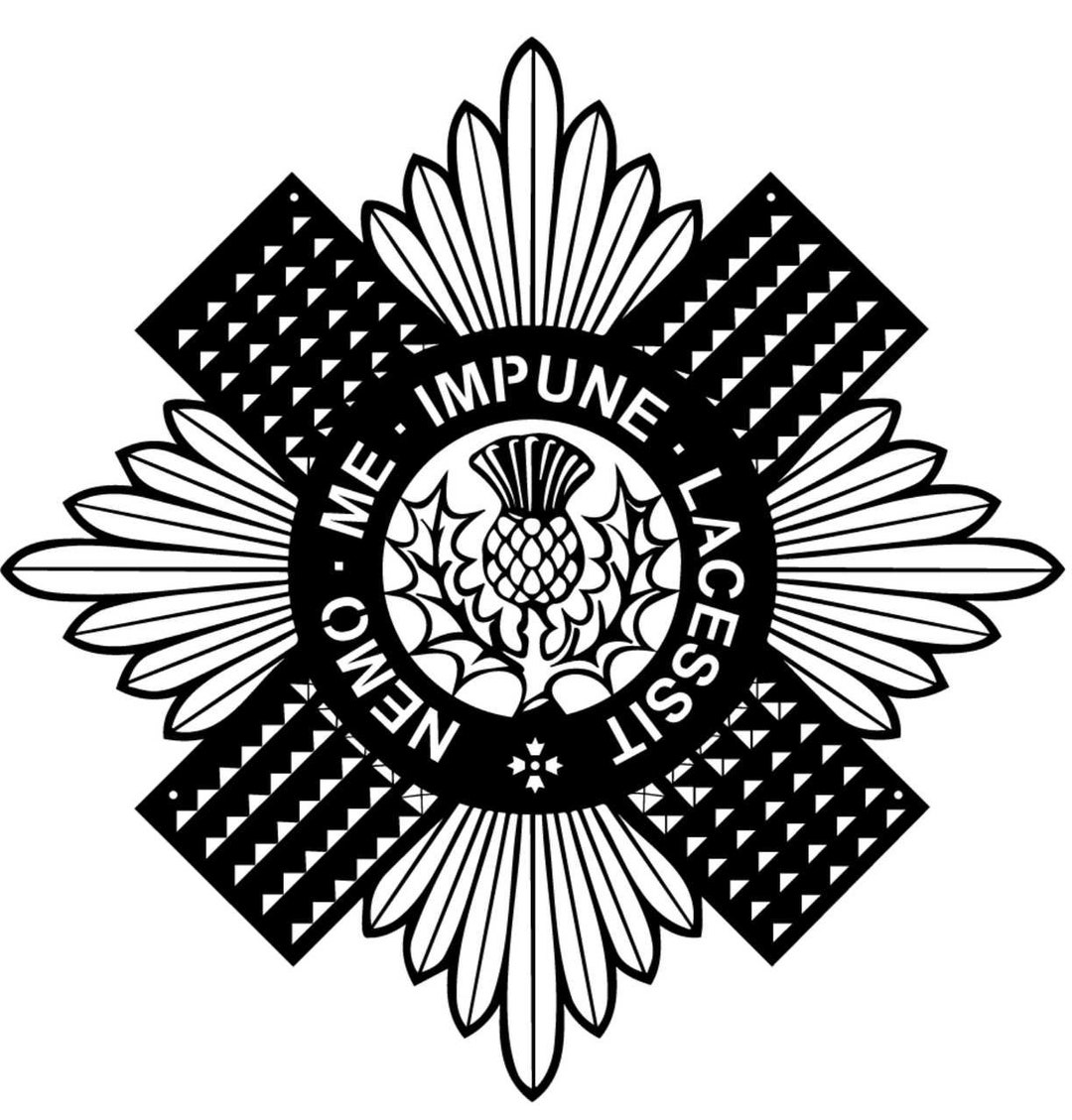 Scots Guards Cap Badge - Etsy