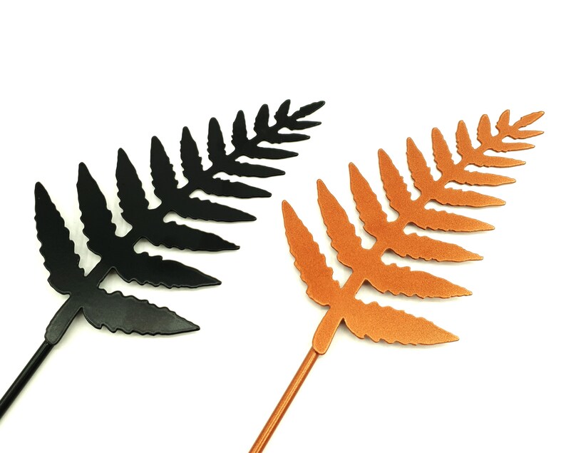 Metal Fern Garden Stake - Metal Fern Stake, Decorative Garden Stake ...