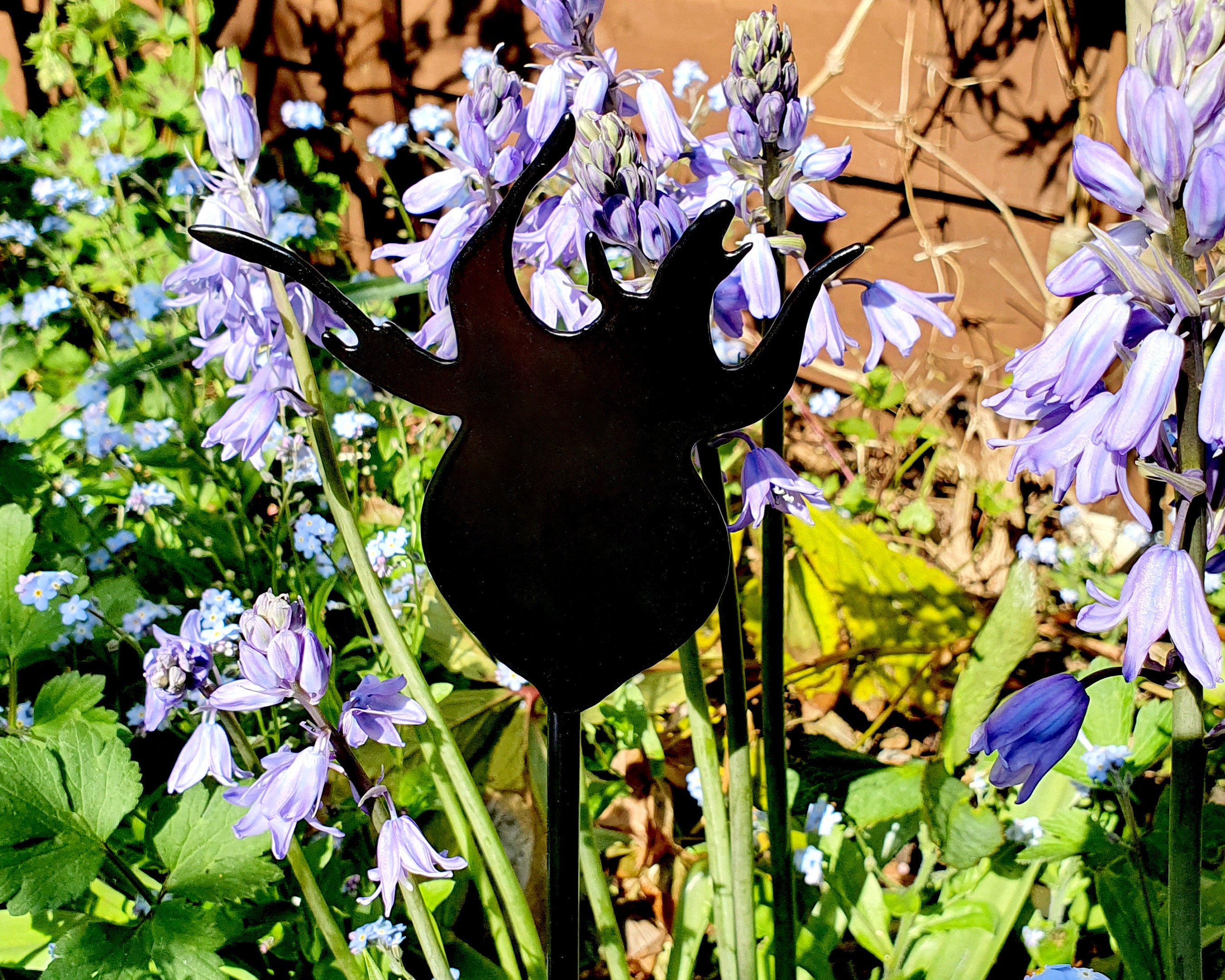 Metal Rose Hip Garden Stake - Metal Rose Hip Stake, Decorative Garden ...